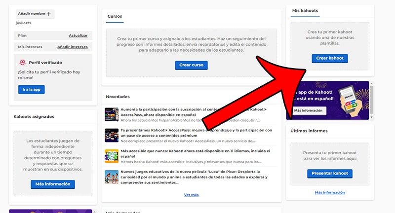 Tutorial: Cómo crear un Kahoot desde cero