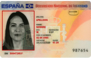 Plantilla de DNI español editable [PSD]